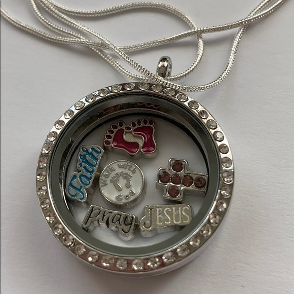 Hand Crafted | Jewelry | Faith Floating Charm Necklace | Poshmark